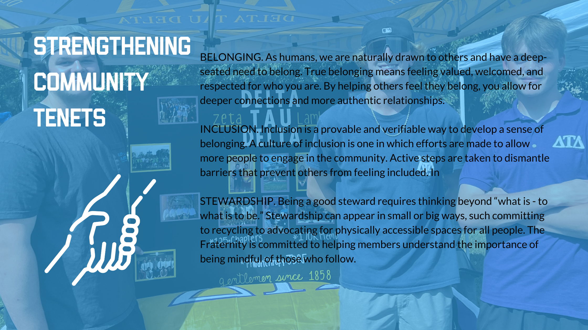 Strengthening Community