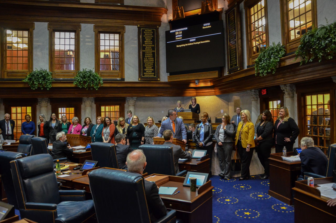 Freeman Recognizes Indiana Paralegal Association: