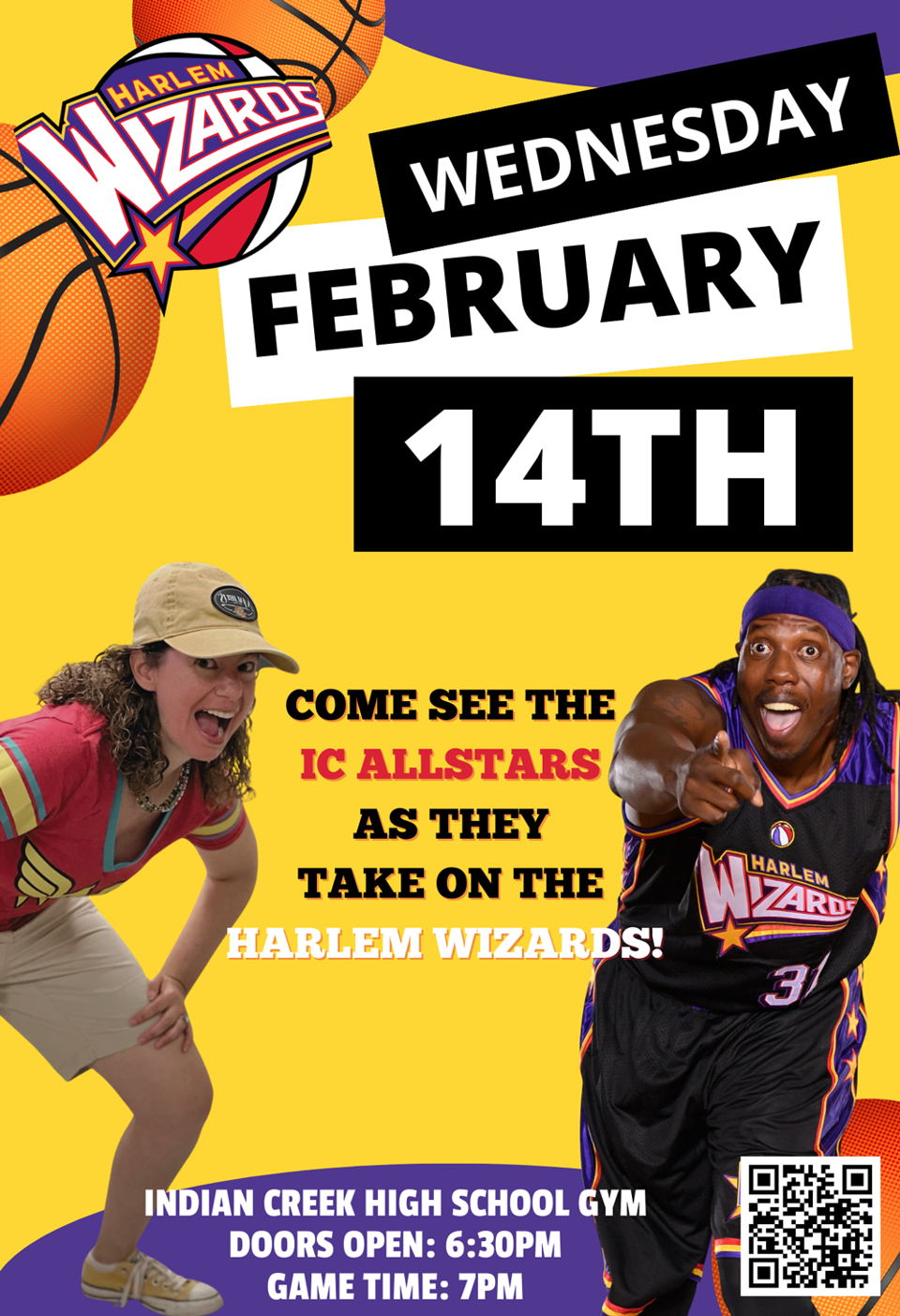 Harlem Wizards Coming to Indian Creek on February 14