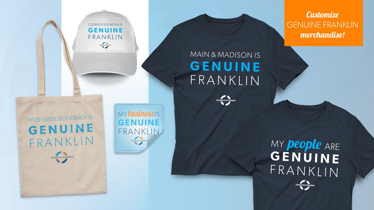 Customize Your GENUINE FRANKLIN Brand