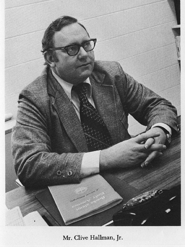 In Memoriam: Dr. Clive R. Hallman, Jr.