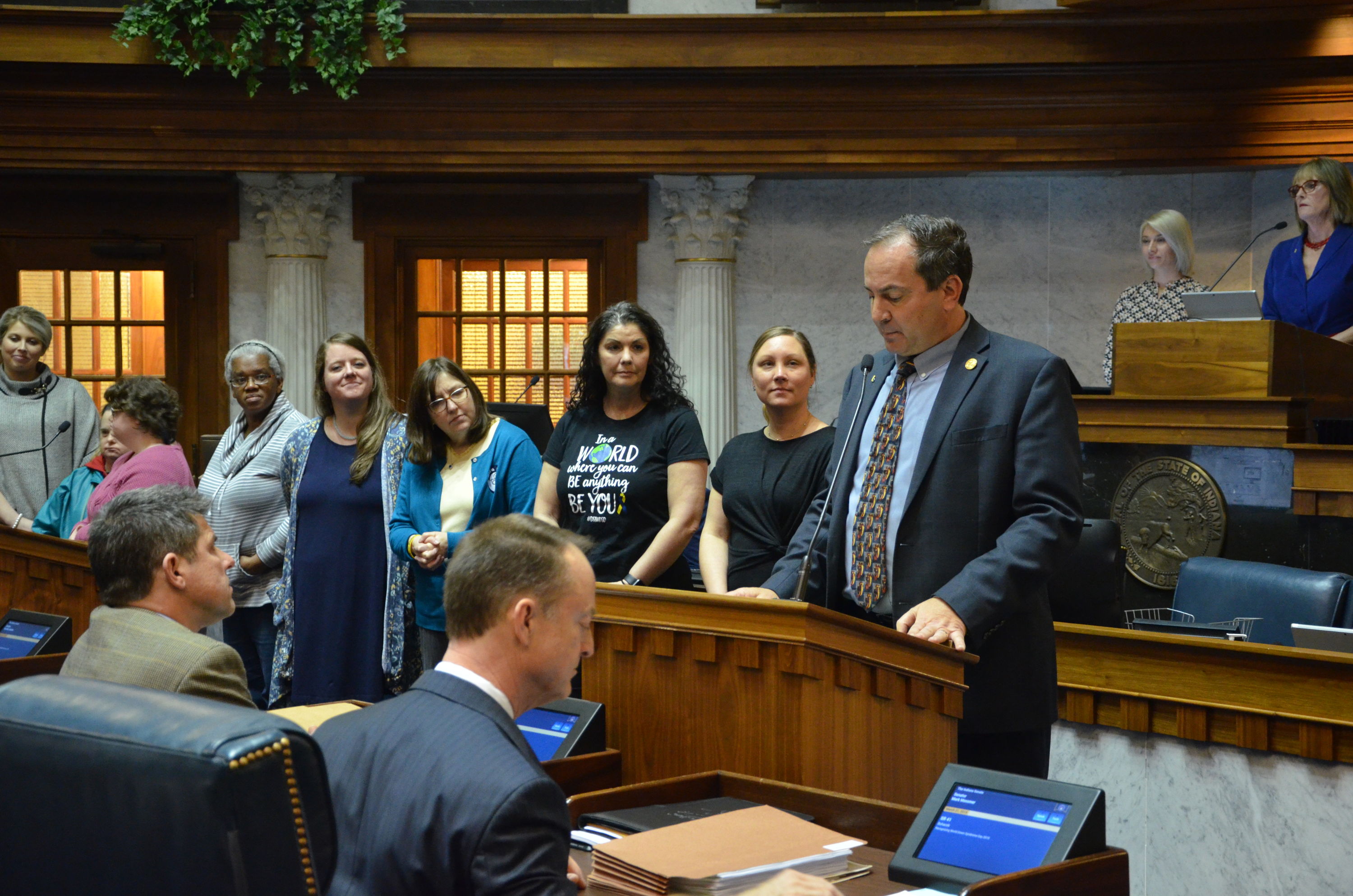 Bohacek recognizes The Arc of Indiana on World Down Syndrome Day