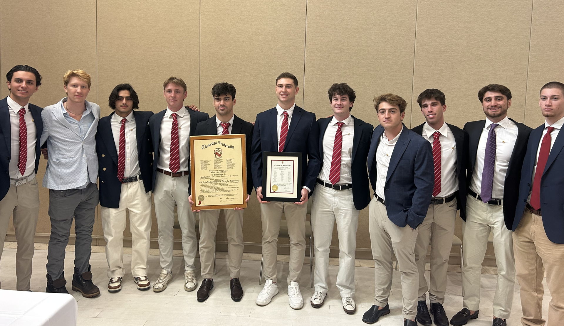 Delta Epsilon Chapter Reinstalled at "The U"