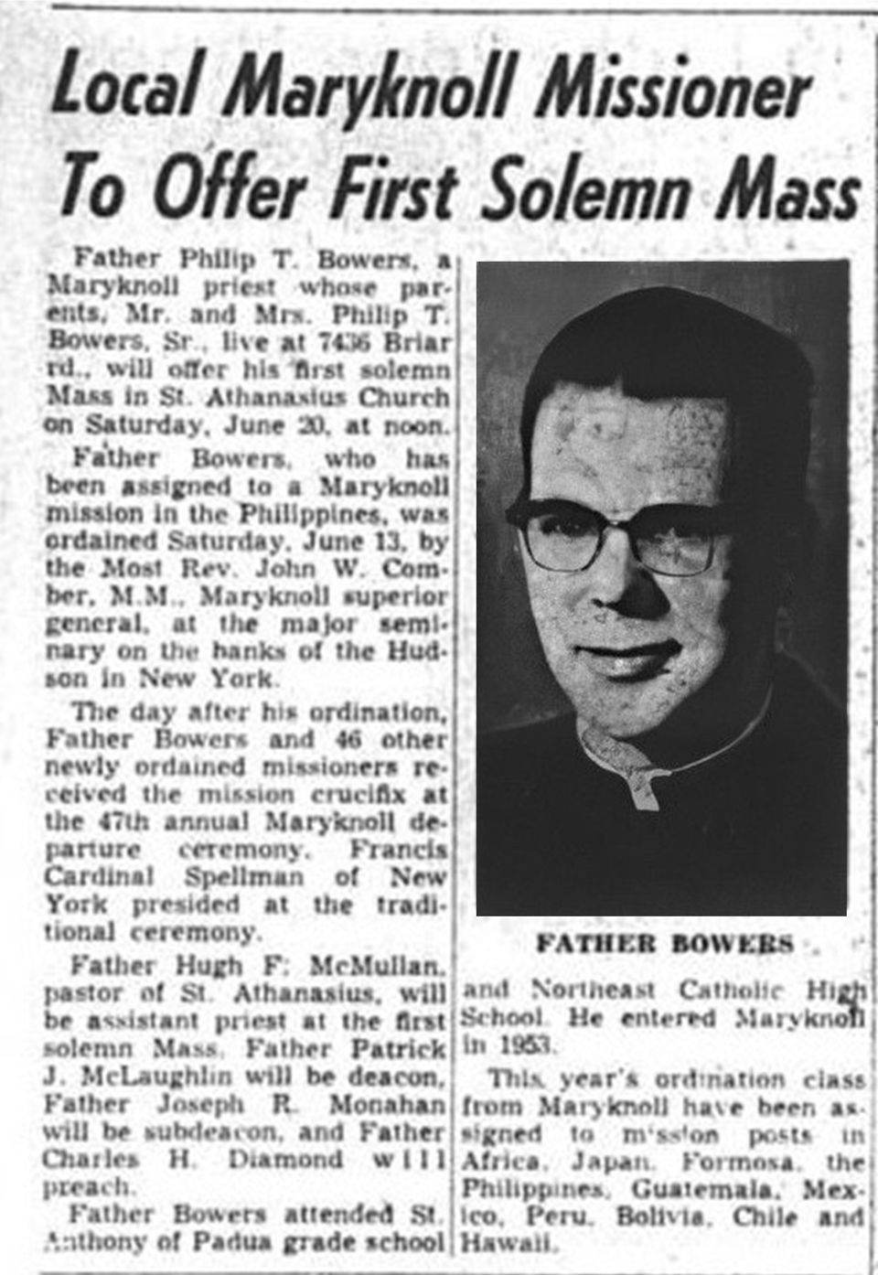 Pater Noster – In Memoriam: Fr. Phil Bowers