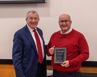 25-Year Employee Honored with Top Franklin College Service Award