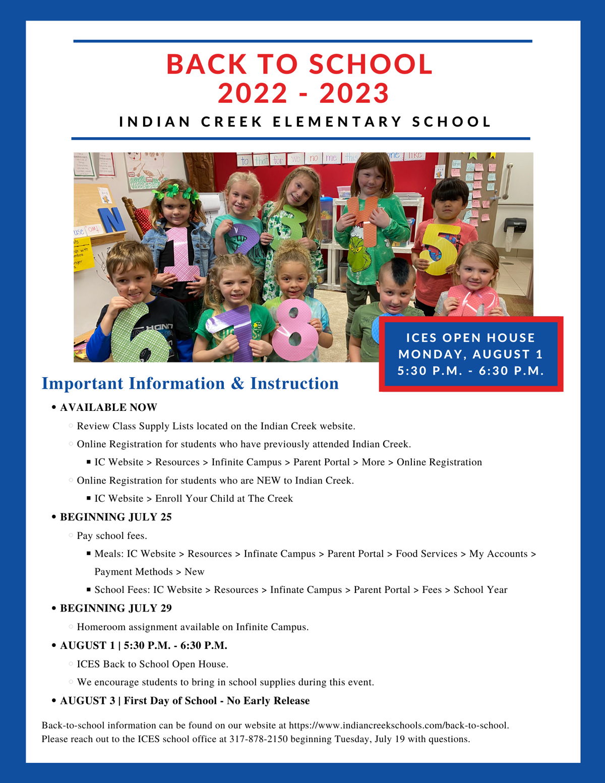 Back to School 2022-2023