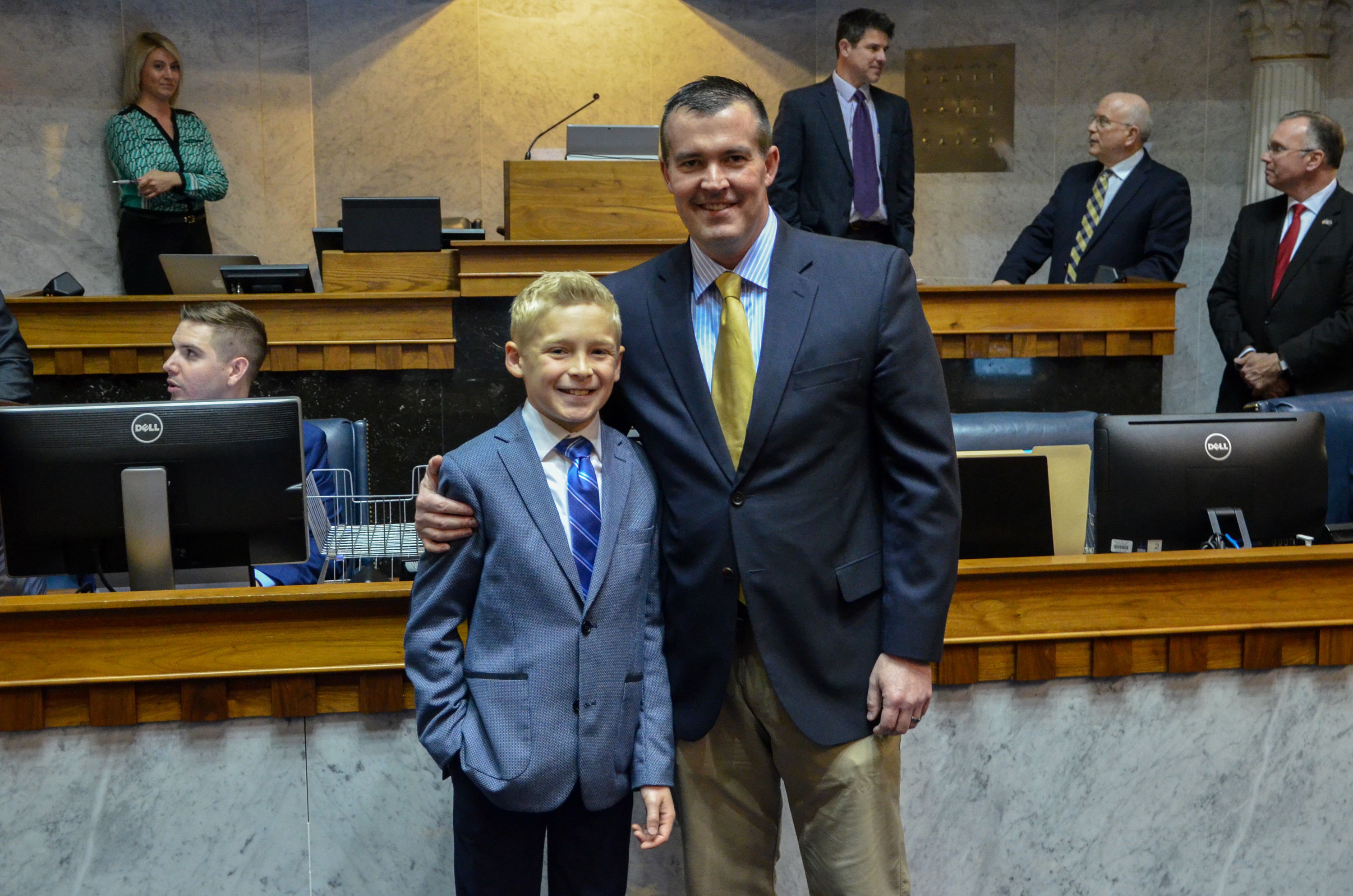 State Sen. Aaron Freeman Honors Elliot Cox