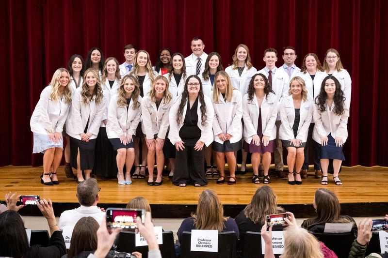 Franklin College’s Master of Science Students Receive White Coats